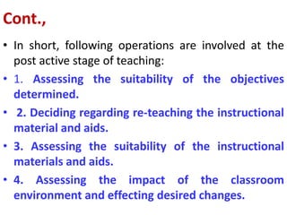Phases and stages of teaching | PPTX