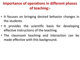 Phases and stages of teaching | PPTX
