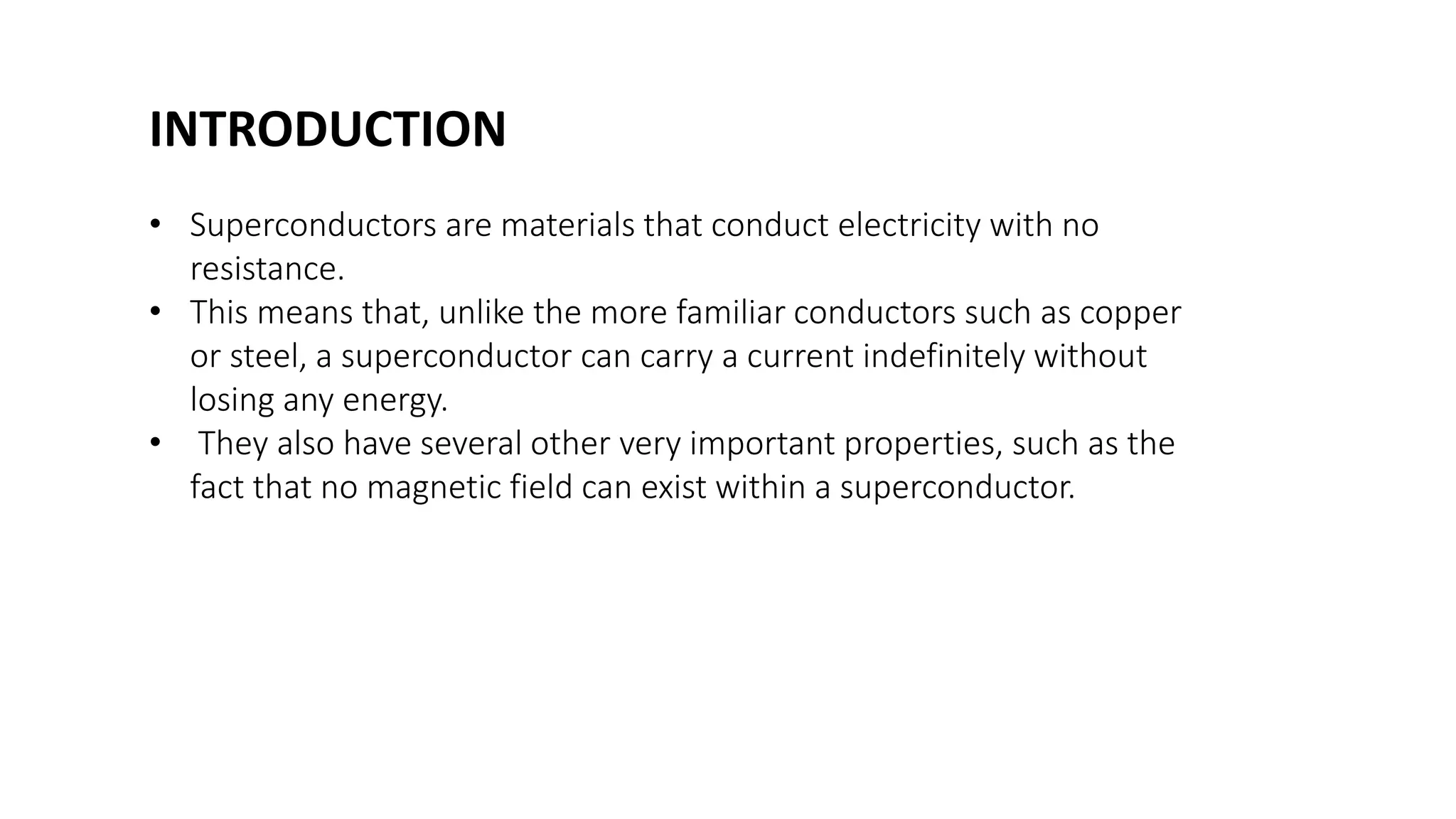 superconductors | PPTX