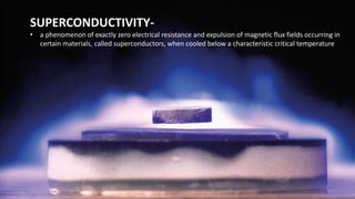 superconductors | PPTX