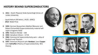 superconductors | PPTX