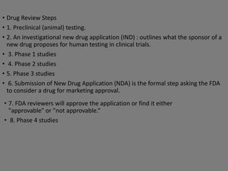 Phases of clinical trials | PPTX