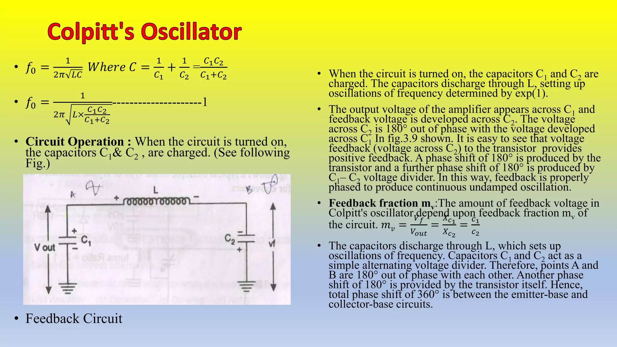 Phase Shift, Collpitt's and Crystal oscillators.pptx