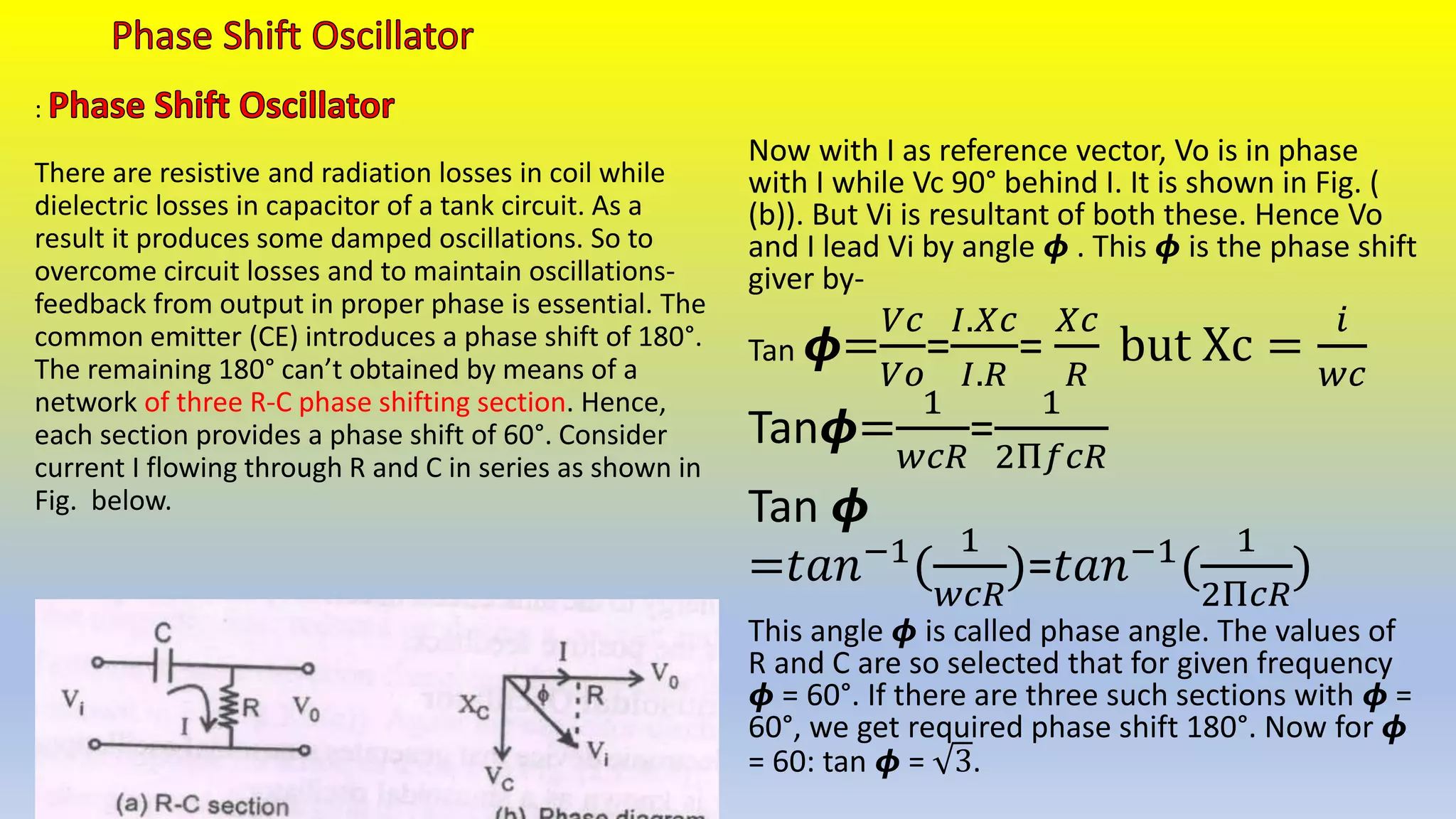 Phase Shift, Collpitt's and Crystal oscillators.pptx