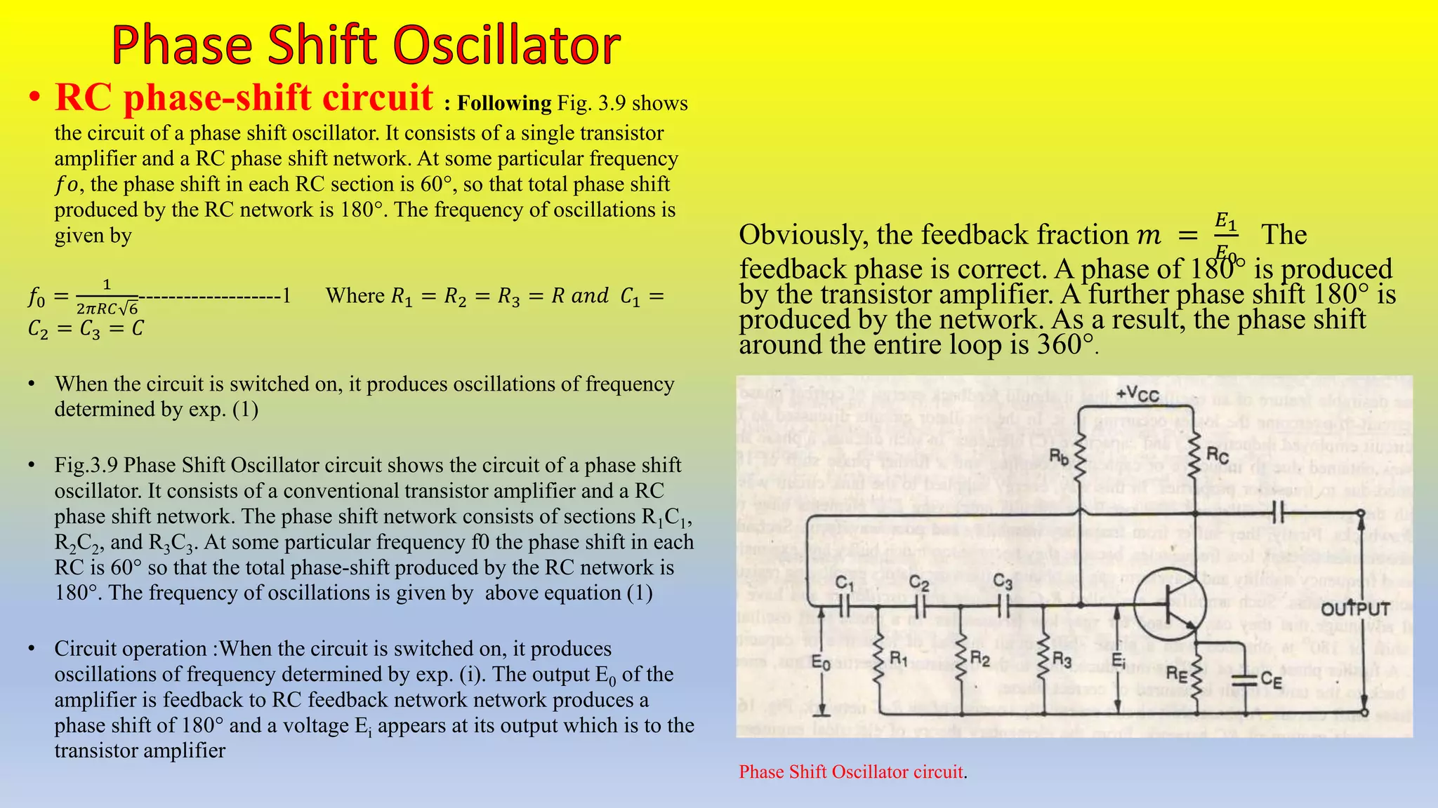 Phase Shift, Collpitt's and Crystal oscillators.pptx
