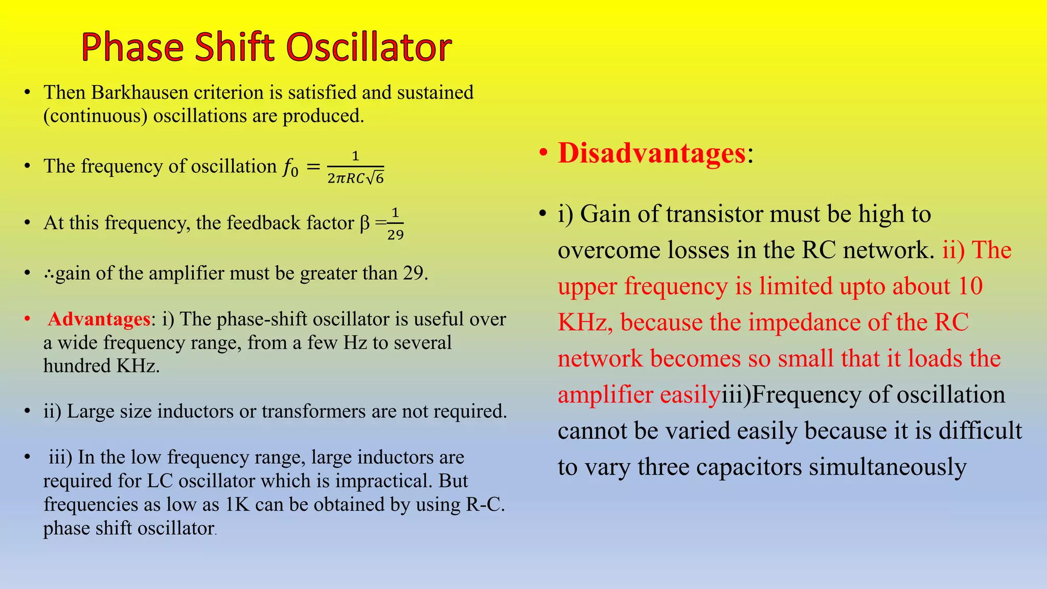 Phase Shift, Collpitt's and Crystal oscillators.pptx