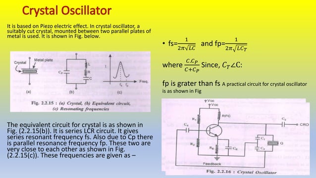 Phase Shift, Collpitt's and Crystal oscillators.pptx