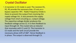 Phase Shift, Collpitt's and Crystal oscillators.pptx