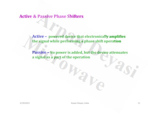 Microwave Phase shifter | PDF