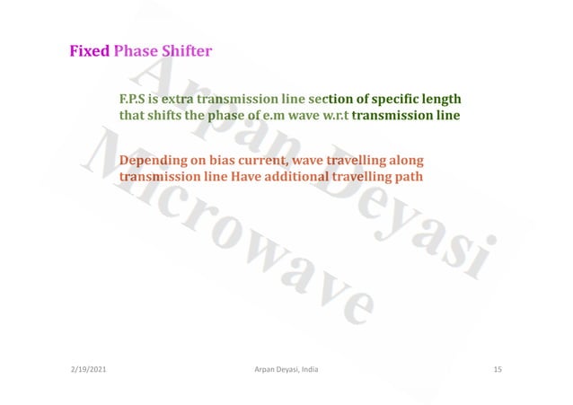 Microwave Phase shifter | PDF | Technology & Computing