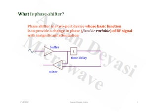 Microwave Phase shifter | PDF