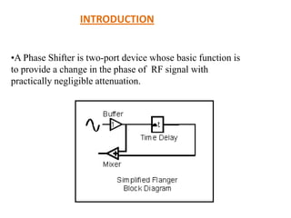 Phase shifter presentation | PPTX