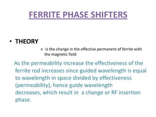 Phase shifter presentation | PPTX