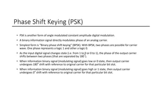 Phase shift keying | PPTX | Digital Audio | Computer Software and ...