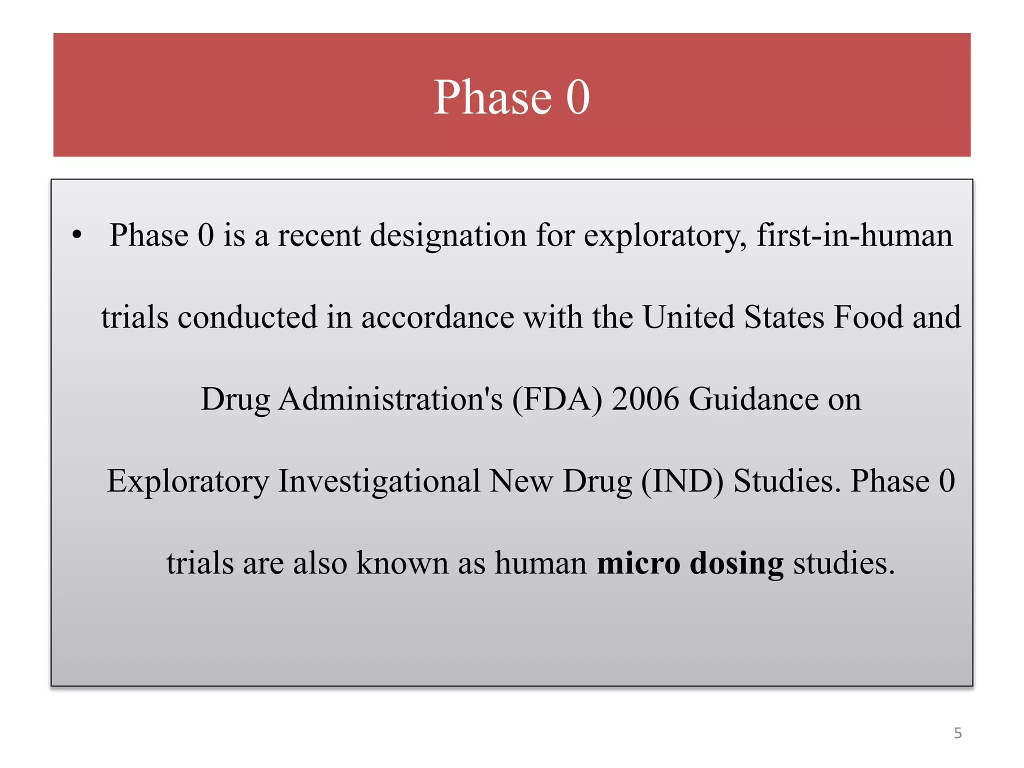 Phases in clinical trial | PPTX