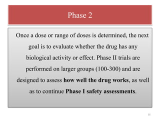 Phases in clinical trial | PPTX