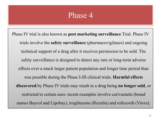 Phases in clinical trial | PPTX