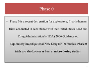 Phases in clinical trial | PPTX