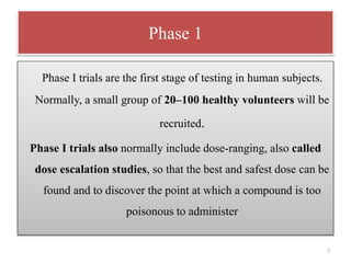 Phases in clinical trial | PPTX