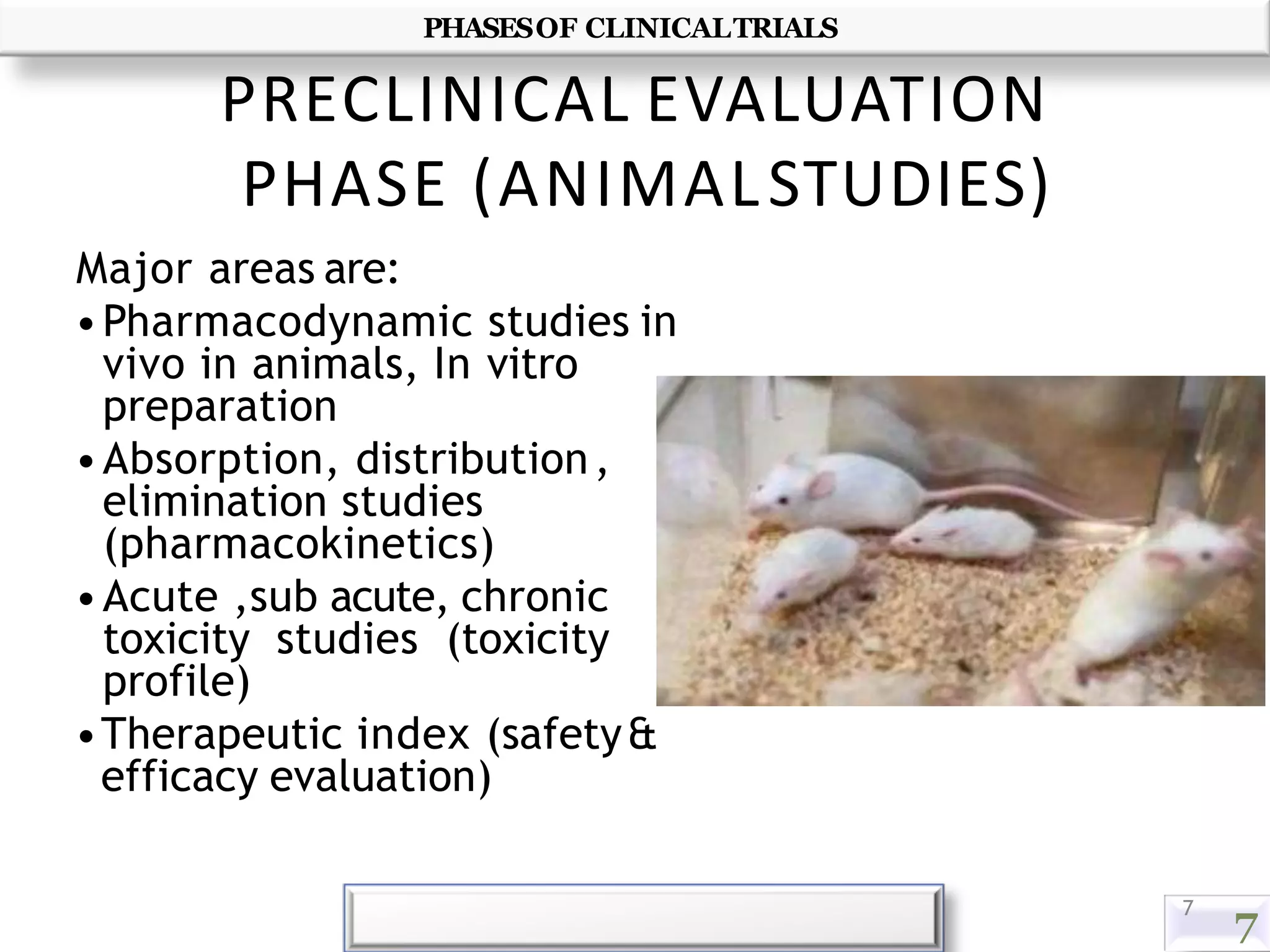 Phases of clinical trials 1,2,3 &4 | PPTX