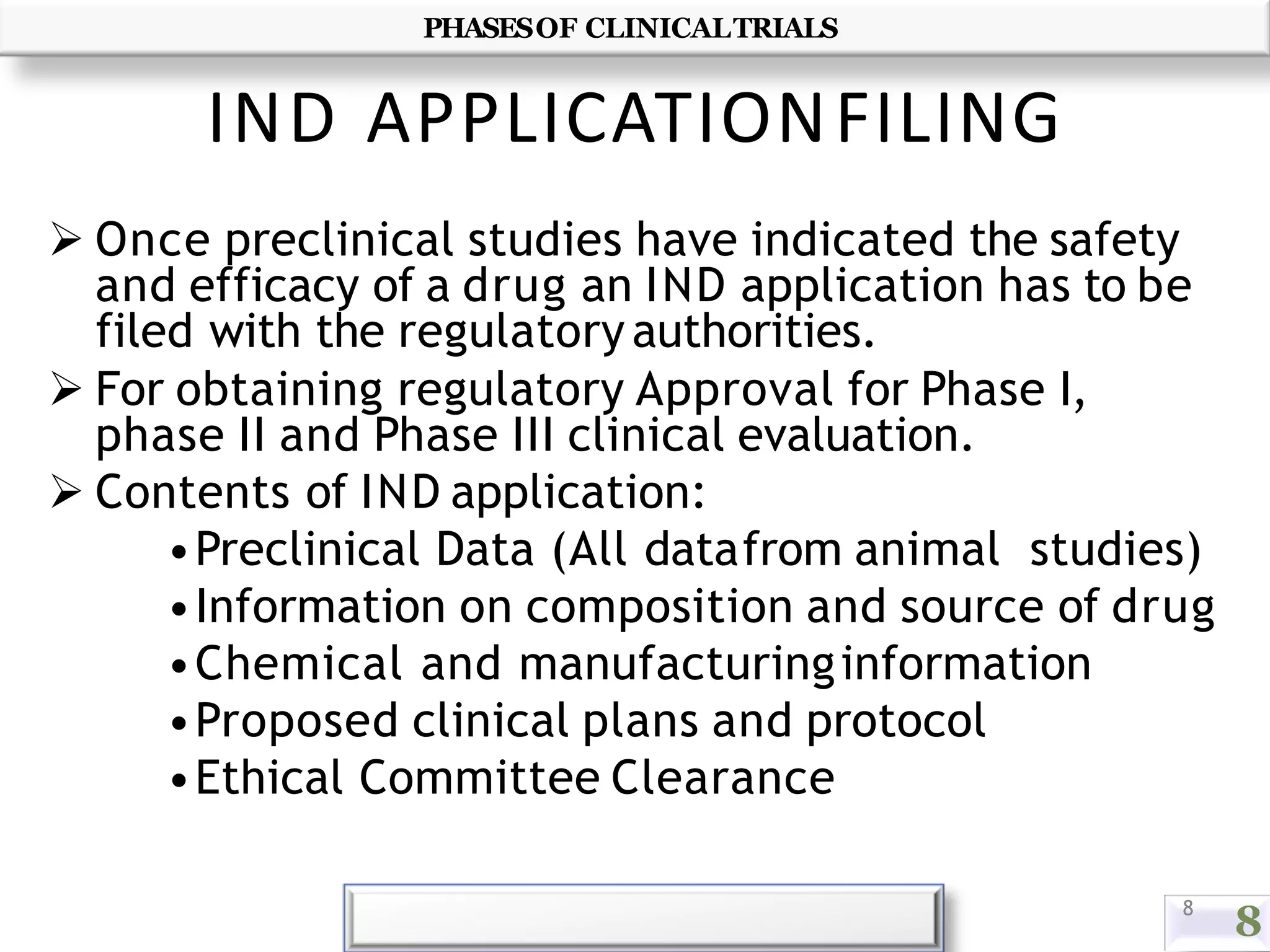Phases of clinical trials 1,2,3 &4 | PPTX