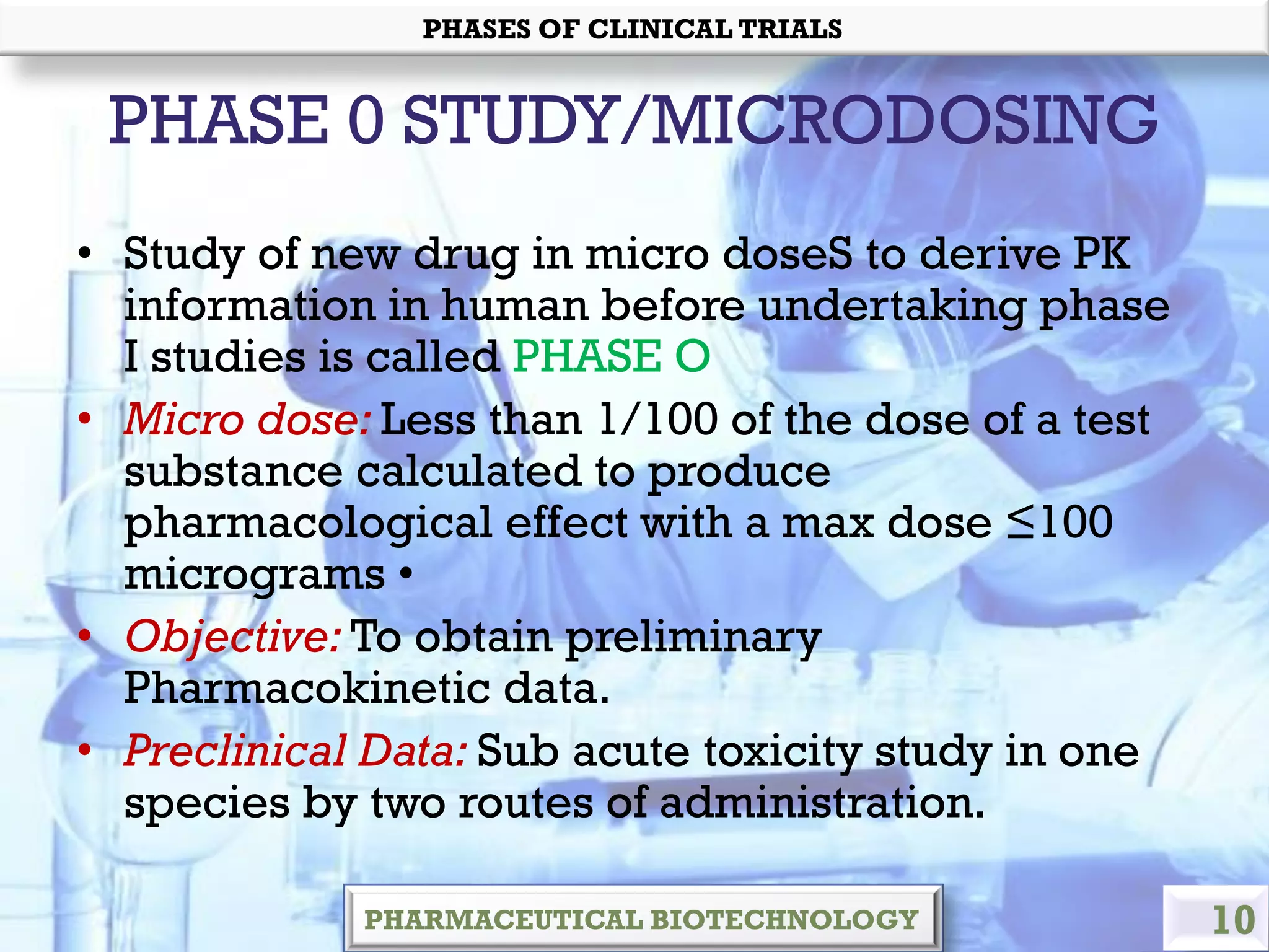 Phases of clinical trials | PDF