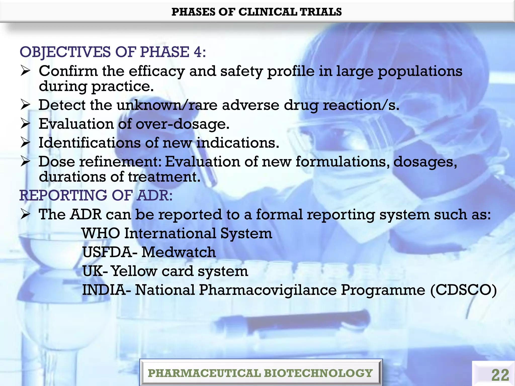 Phases of clinical trials | PDF