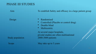 Phases of clinical trials.pptx Drug discovery | PPT