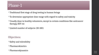 Phases of Clinical Trials by Dr Revathi K | PPTX