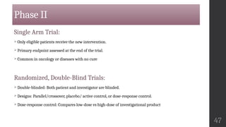 Phases of Clinical Trials by Dr Revathi K | PPTX