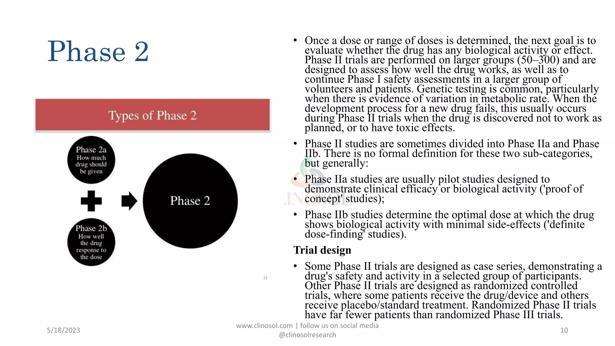 Phases of Clinical Trials | PPTX