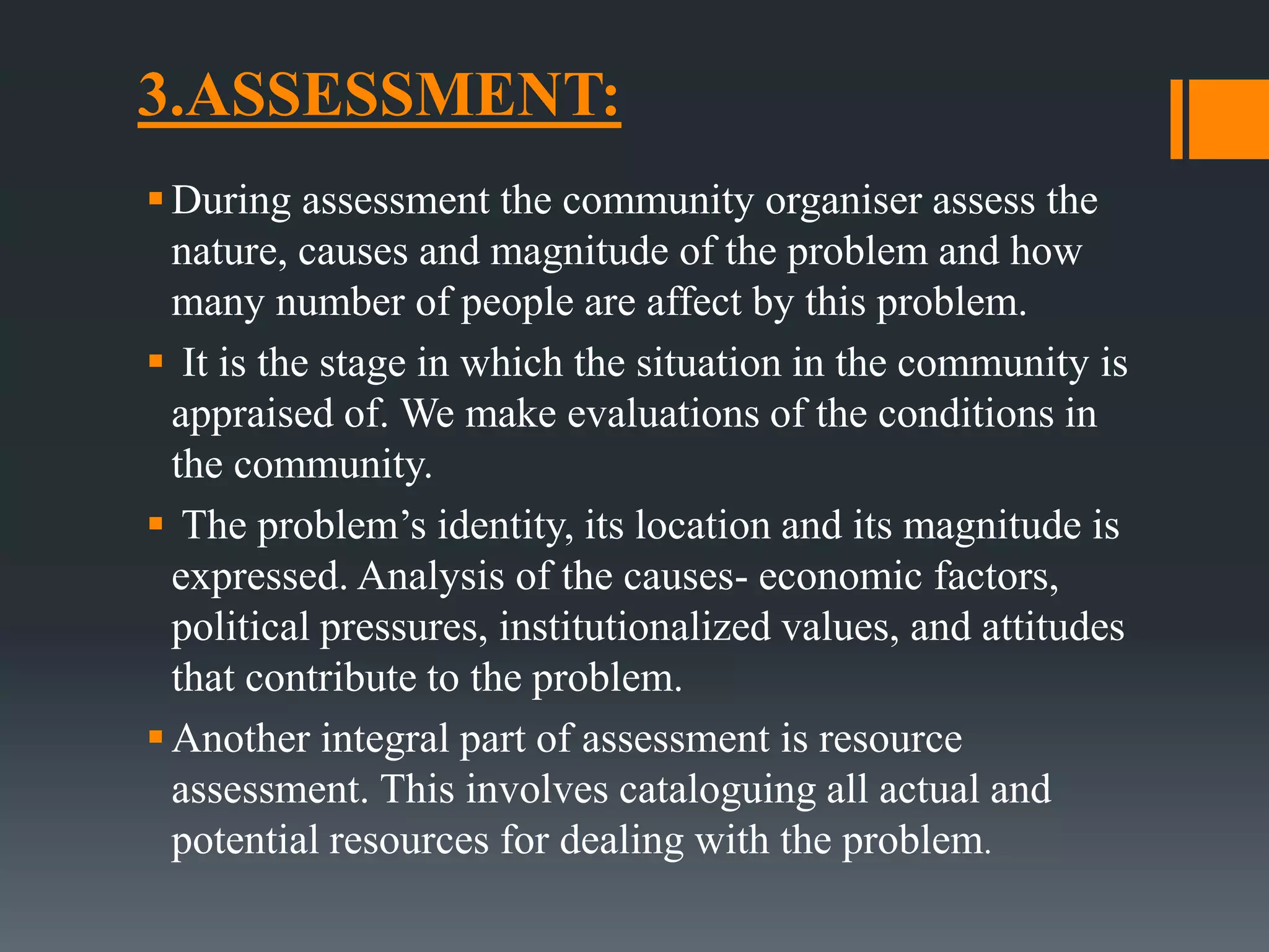 Phases of community organisation | PPTX