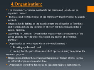 Phases of community organisation | PPTX