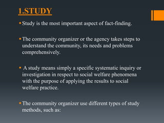 Phases of community organisation | PPTX