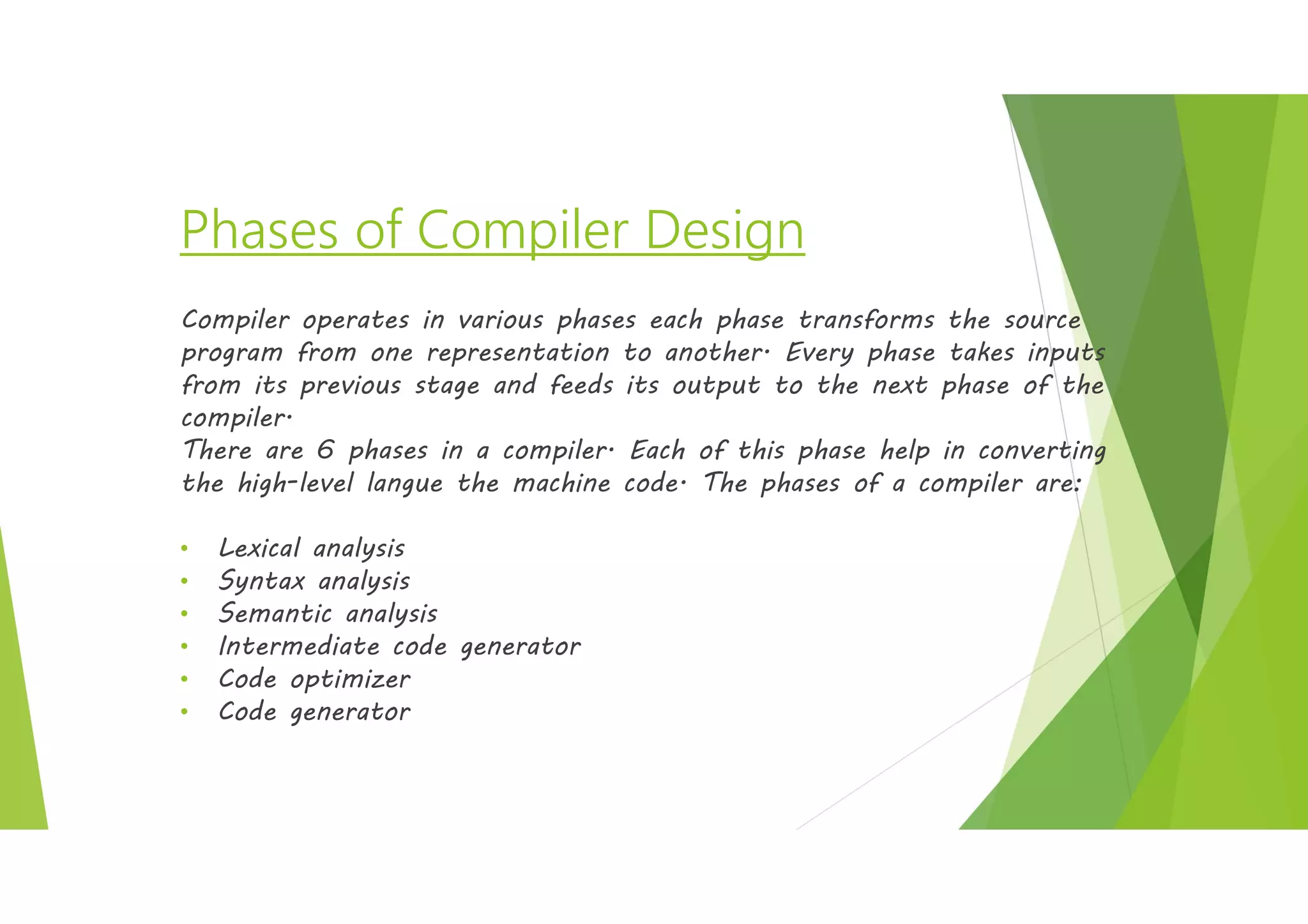 Phases of Compiler.pdf | Programming Languages | Computing