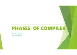 Phases of Compiler.pdf | Programming Languages | Computing