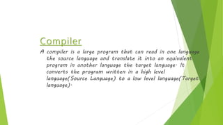 Phases of Compiler.pptx | Programming Languages | Computing