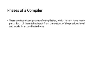 Phases of Compiler.pptx | Computing | Technology & Computing
