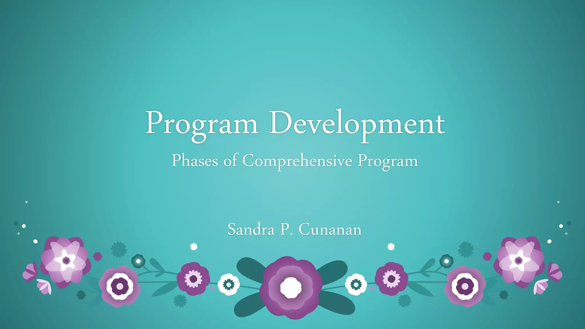 Phases of comprehensive program | PPT