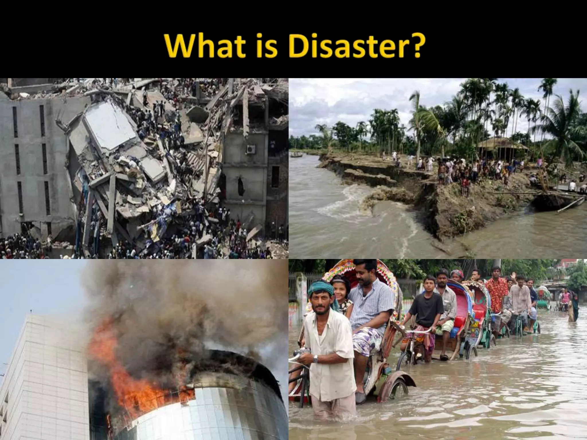 Phases of Disaster Management and Its Applications (Bangladesh) | PPT
