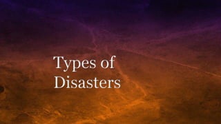 Introduction, Types and Phases of Disaster Management | PPTX