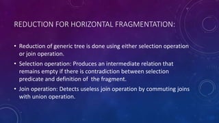 Phases of distributed query processing | PPTX