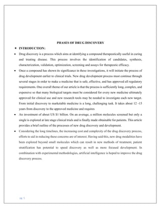 Phases_of_Drug_Discovery_(1)[1].pdf | Pharmaceutical Industry | Industries