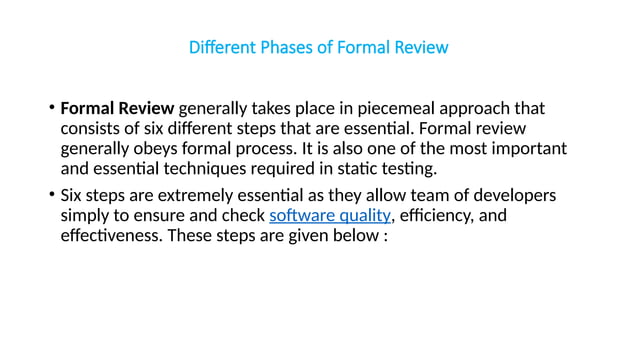 Phases of Formal Review in Software Engineering.pptx