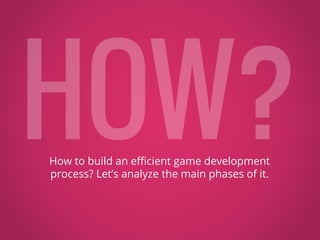 Phases of game development | PPTX
