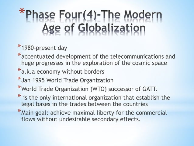 Phases of globalization(1) | PPTX
