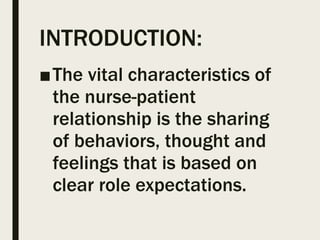 Phases of interpersonal relationship | PPTX
