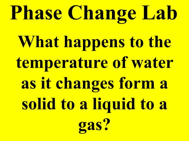 Phases of matter & phase changes | PPTX
