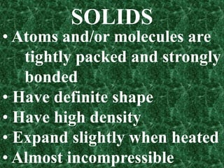 Phases of matter & phase changes | PPTX