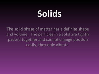 Phases of matter students | PPT